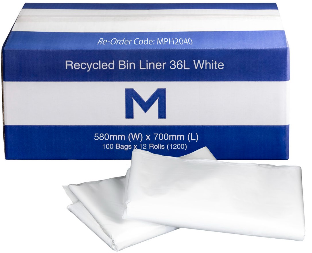 Recycled Bin Liners 36L
