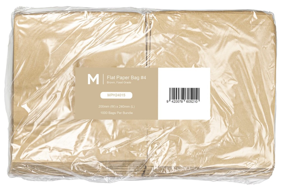 Flat Brown Paper Bags