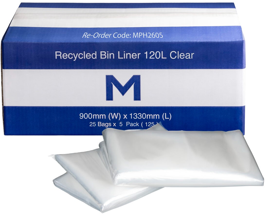 Recycled Bin Liners 120L