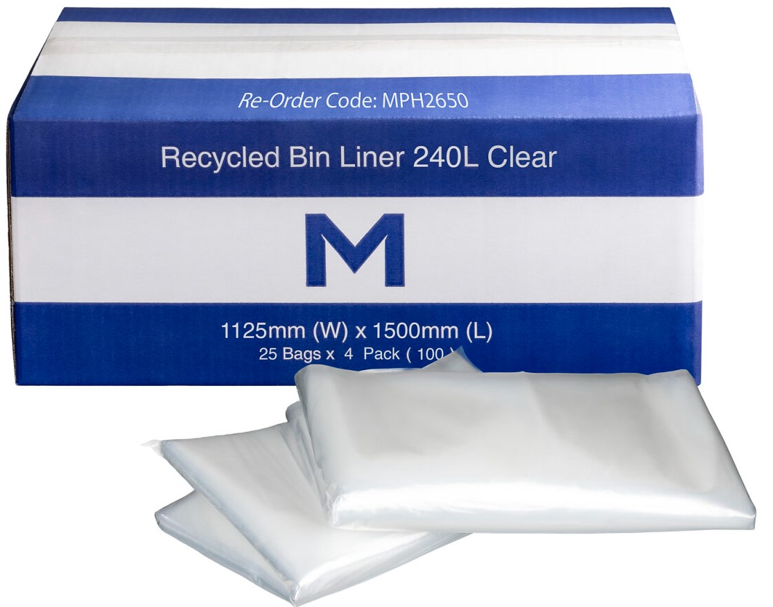 Recycled Bin Liners 240L