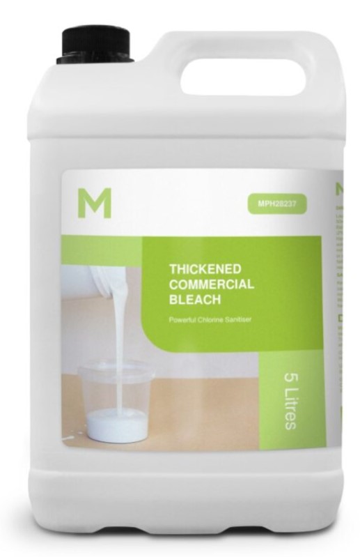 Thickened Commercial Bleach