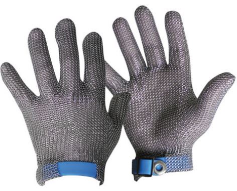 Chain Mesh Glove with Strap
