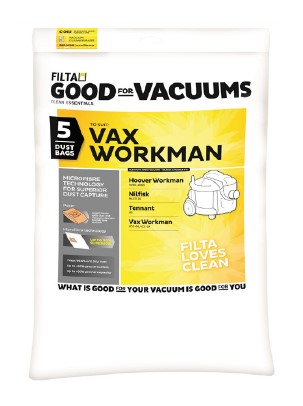 Vax Workman/Glide Vacuum Bags