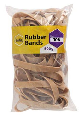 Rubber Bands 500g Packs