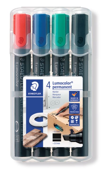 Staedtler Permanent Markers Chisel