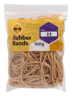 Rubber Bands 100g Packs