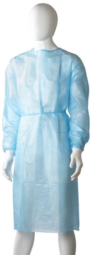 Polypropylene Coated Isolation Gowns